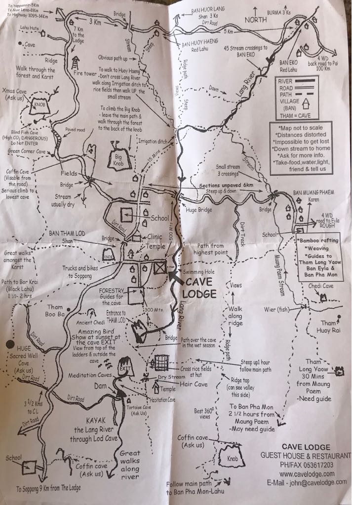 Cave Lodge Natural trails' map - Quite Handy !! | Offbeat Explorers
